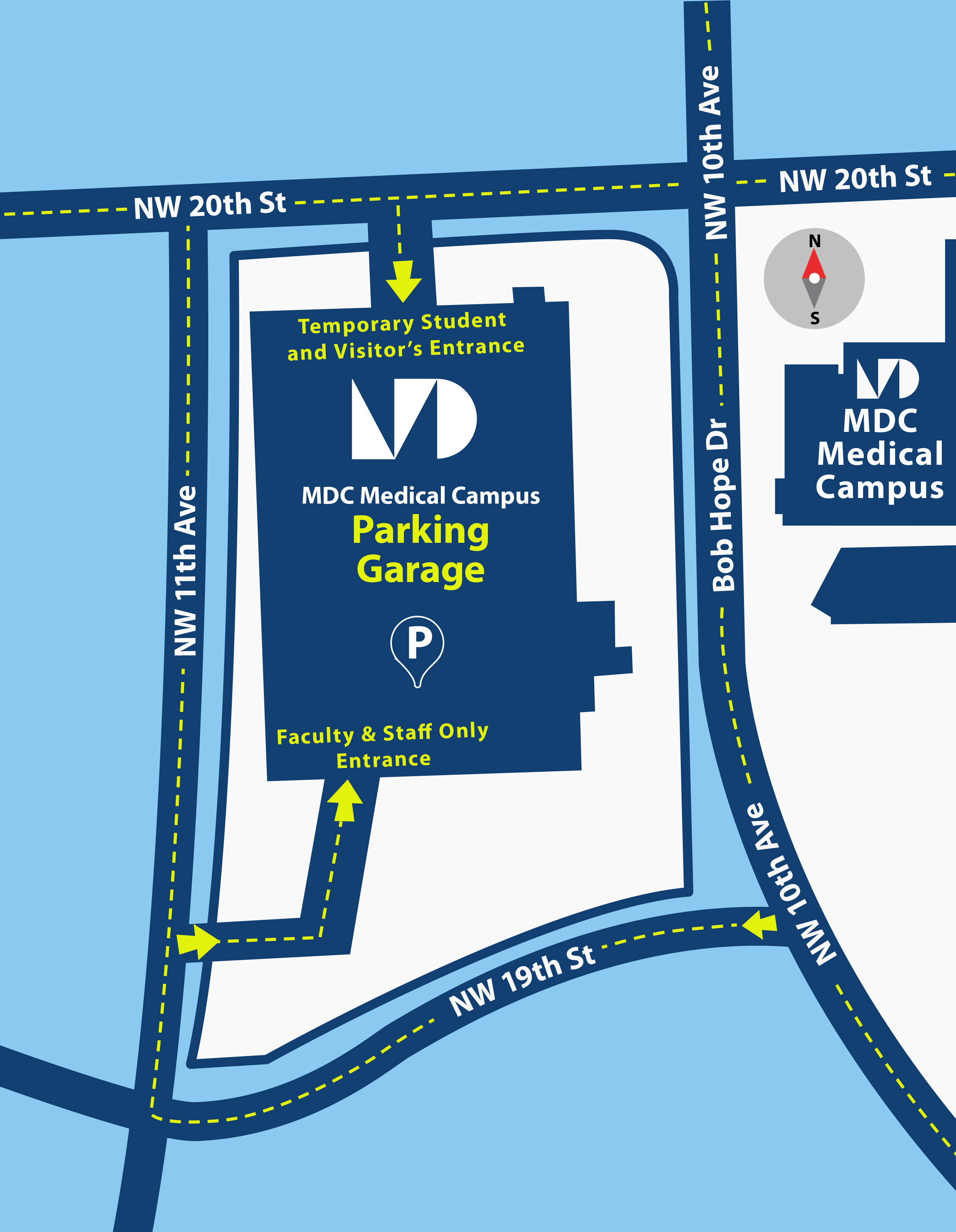 Campus Map & Directions - Medical Campus | Miami Dade College